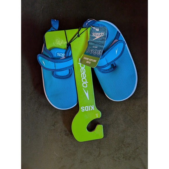 Speedo | Shoes | Speedo Shore Explore Boys Blue Quick Dry Mesh Water ...